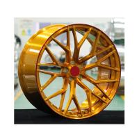 China VIRSRONWHEELE 22inch staggered brushed bronze custom forged wheels for sale