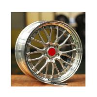 China Chinese Alloy wheels 2pcs forged custom design auto parts 5holes 18inch alloy wheels with factory price for sale