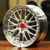 China Chinese Alloy wheels 2pcs forged custom design auto parts 5holes 18inch alloy wheels with factory price for sale