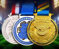 China Wholesale OEM Factory Custom Medallion Sport Medal Enamel Marathon Medals Gold Award for sale