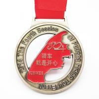 China Wholesale Custom Medal Logo Medallion Soft Enamel Gold Silver Marathon Running Custom Metal Sport Medal for sale