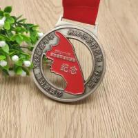 China Wholesale Custom Medal Logo Medallion Soft Enamel Gold Silver Marathon Running Custom Metal Sport Medal for sale