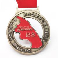China Wholesale Custom Medal Logo Medallion Soft Enamel Gold Silver Marathon Running Custom Metal Sport Medal for sale