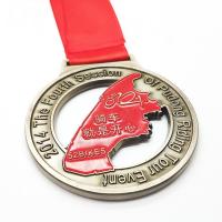China Wholesale Custom Medal Logo Medallion Soft Enamel Gold Silver Marathon Running Custom Metal Sport Medal for sale