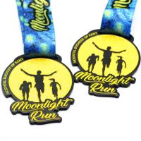 China Wholesale Custom Medal Logo Medallion Soft Enamel Gold Silver Marathon Running Custom Metal Sport Medal for sale