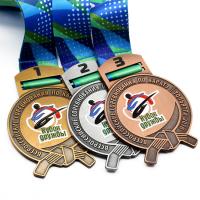China Wholesale Custom Medal Logo Medallion Soft Enamel Gold Silver Marathon Running Custom Metal Sport Medal for sale
