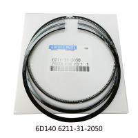 China Engine Piston Rings Replacement 6D140 Piston Ring Set  6211-31-205 for sale