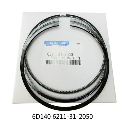 China Engine Piston Rings Replacement 6D140 Piston Ring Set  6211-31-205 for sale