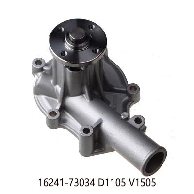 China Water Pump 16241-73034 For Kubota Engine V1505 V1305 D1105 D905 With 60 Mm Impeller for sale