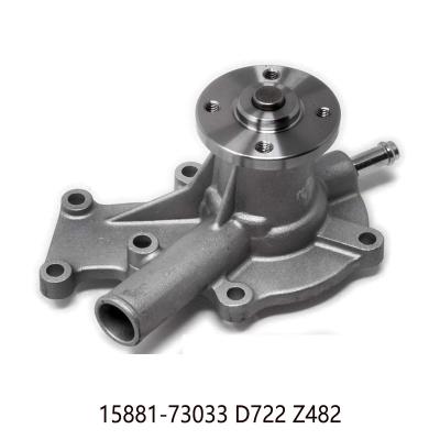 China 19883-73030 15881-73030 15881-73033 Water Pump For Kubota D722 D662 D902 for sale