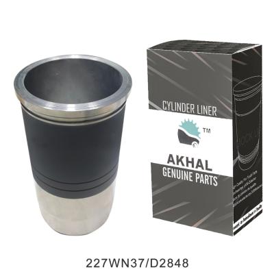 China MAN Truck Parts 128MM Wet Cylinder Sleeve 227WN37 D2848 D2865 D2866 for sale