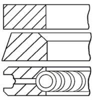 China RIK 80MM Piston Ring Set For BEDFORD Astra Van 00154N0 for sale