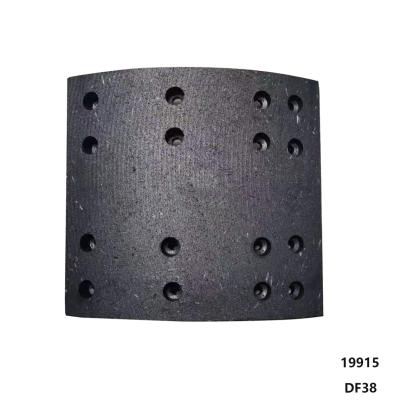 China Truck Spare Parts Brake Linings For DAF WVA 19915 None Asbesto for sale