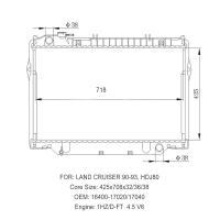 China 16400-17020 Diesel Generator Radiator For Toyota Land Cruiser HDJ80 for sale
