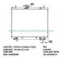 China TOYOTA Avensis Diesel Generator Radiator OEM 16400-BZ460 16400-BZ331 for sale