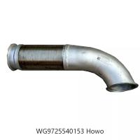 China Wg9725540153 HOWO Truck Parts Bent Exhaust Pipe Stainless Steel for sale