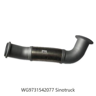 China HOWO Truck Part Flexible Exhaust Pipe Stainless Steel OEM Wg9731542077 for sale