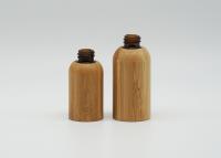 China Bamboo 100ml Essential Oil Bottle 50ml Cosmetic Glass Inner Dropper for sale
