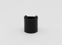 China 24mm Cylinder Black Plastic Top Cap Cosmetic PP Plastic Screw 32mm Nonspill for sale