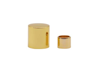 China Fea15 Perfume Sprayer Cap Cosmetic Aluminum Gold Lids High Sealed for sale