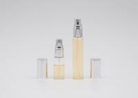 China Cosmetic Perfume 3ml Cylinder Tester Glass Spray Bottle With Aluminum Sprayer for sale