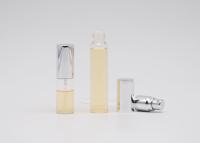 China Cosmetic Perfume 3ml Cylinder Tester Glass Spray Bottle With Aluminum Sprayer for sale