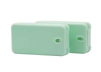 China Light Green Perfume Tester Bottle Plastic 30ml Pocket Refillable Travel for sale