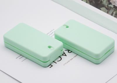 China Light Green Perfume Tester Bottle Plastic 30ml Pocket Refillable Travel for sale