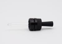 China Pipette Essential Oil Glass Dropper Cap 18 / 410 Bottle Screw For Bottles for sale