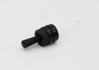 China Pipette Essential Oil Glass Dropper Cap 18 / 410 Bottle Screw For Bottles for sale