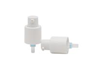 China Cosmetic Plastic Lotion Pump Dispenser 20/410 Smooth Cream 20mm White Treatment for sale