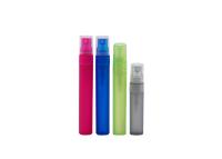 China 10ml Empty Plastic Perfume Tester Bottle With Pump Sprayer Refile Fine Mist for sale
