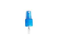 China 28 / 410 Fine Mist Sprayer Pump Half Cap Black Plastic Atomizer for sale