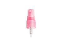 China 28 / 410 Fine Mist Sprayer Pump Half Cap Black Plastic Atomizer for sale