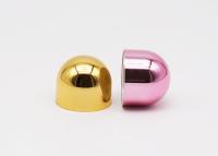 China Semicircular Perfume Cap For Fea15 Glass Bottles Plastic Shiny Color Lids for sale