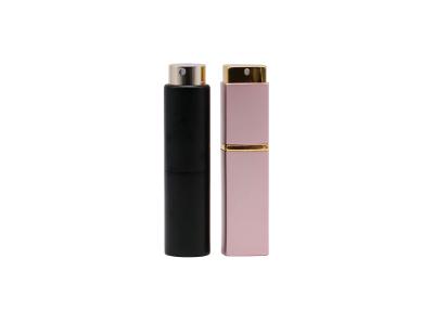 China Aluminum Perfume Tester Bottle Atomizer With Round Square 8ml 10ml for sale