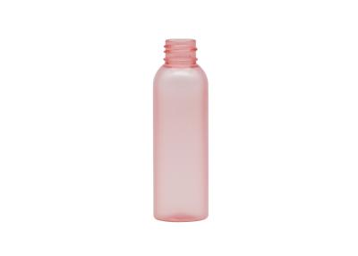 China Clear Pink Cosmetic Spray Bottle 60ml Empty PET Plastic for sale