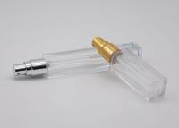 China Square 10ml Glass Perfume Atomizer Bottle Portable Mist Spray for sale
