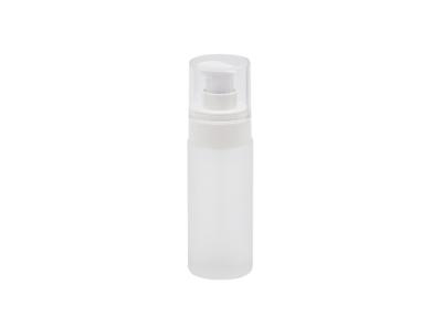 China Glass Cosmetic 100ml Makeup Lotion Bottle Empty Frosted Spraying Coating for sale
