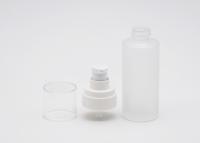 China Glass Cosmetic 100ml Makeup Lotion Bottle Empty Frosted Spraying Coating for sale