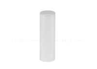 China Aluminum Snap Open Lipstick Tube 3.5g Shiny Silver Empty for sale