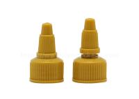 China 20mm Plastic Screw Twist Top Cap Cosmetic Long Nozzle for sale