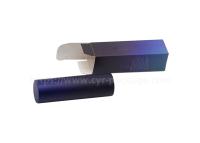 China Aluminum Lipstick Tube 3.5g Cylinder Magnetic Container With Paper Package for sale