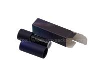 China Aluminum Lipstick Tube 3.5g Cylinder Magnetic Container With Paper Package for sale