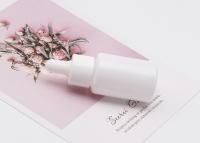 China White Cylinder Glass Dropper Bottle 15ml Empty Essential Oil Cosmetic for sale