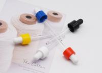 China Plastic Glass Dropper Caps Screw Colorful Essential Oil Droppers For Bottles for sale