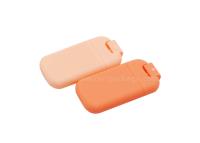 China Plastic Orange Perfume Spray Atomizer With Rubber Case Credit Card for sale