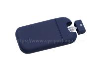 China Empty Mini Plastic Perfume Atomizer Spray Bottle Dark Blue Cosmetic Credit Card Pocket for sale