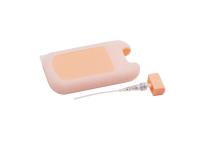 China 30ml Orange Perfume Spray Pump Plastic Refillable Square Cosmetic Portable for sale