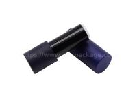 China Round Magnetic Lipstick Tube 3.5g Gradient Metal Cosmetic Container for sale